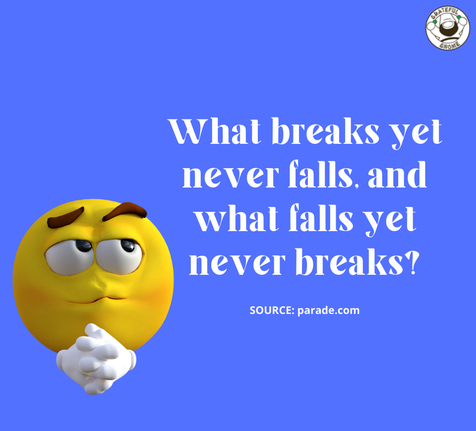 Riddle Time – Grateful Gnome