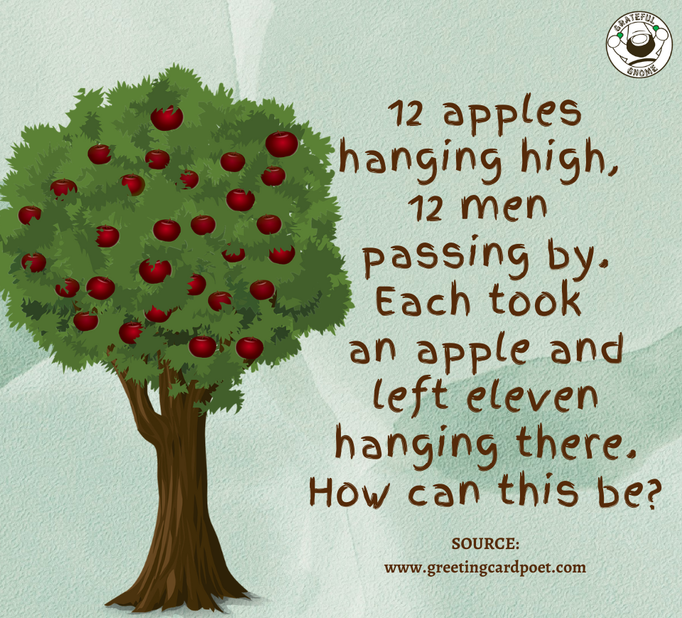 Riddle Time – Grateful Gnome