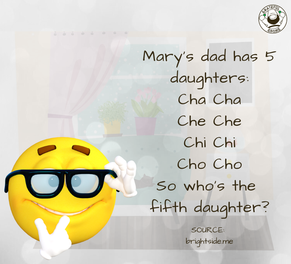 Riddle Time – Grateful Gnome