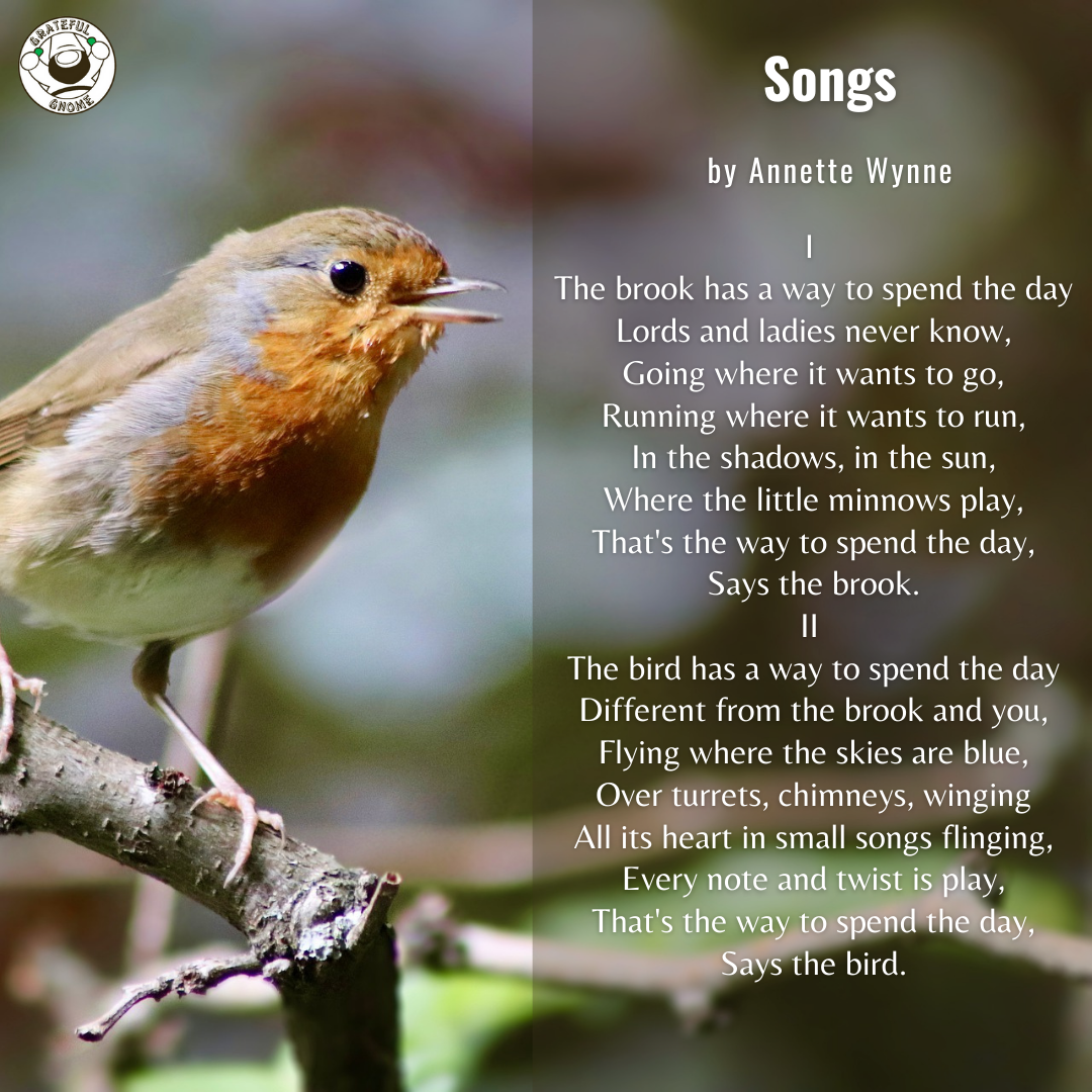 Bird Poems - Songs – Grateful Gnome