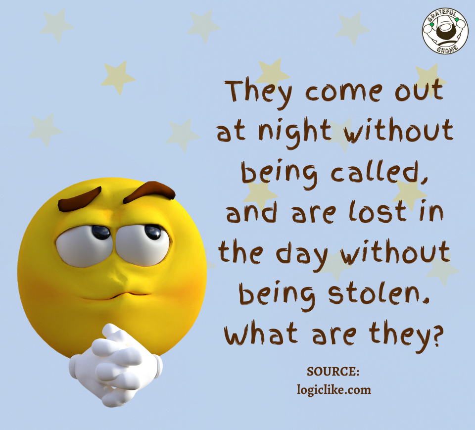 Riddle Time – Grateful Gnome