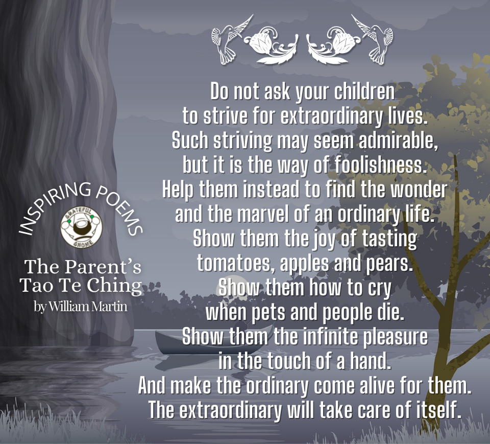 Inspiring Poems - The Parent's Tao Te Ching – Grateful Gnome