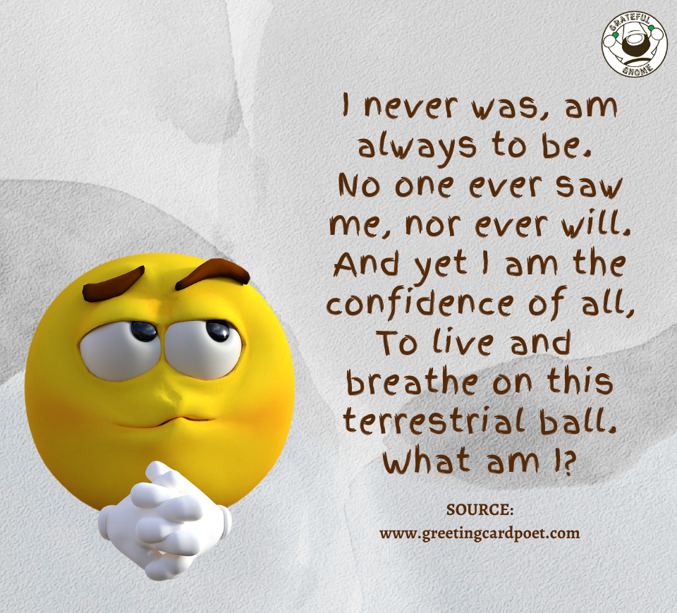 Riddle Time – Grateful Gnome