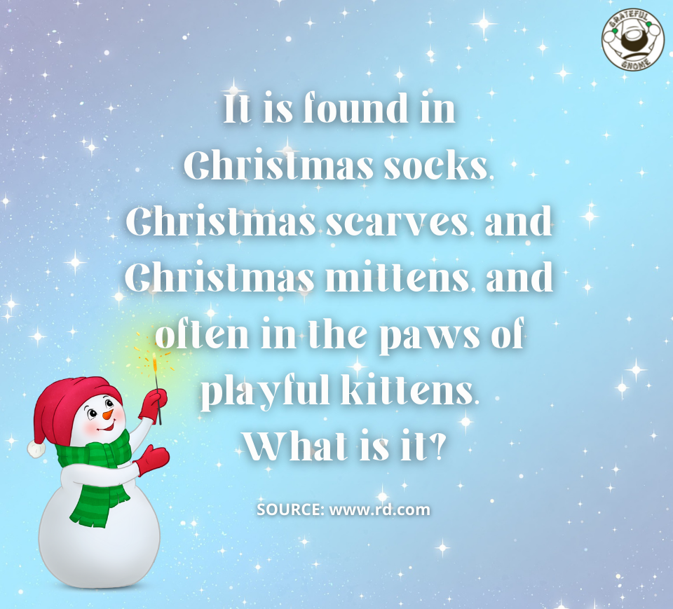 Riddle Time – Grateful Gnome