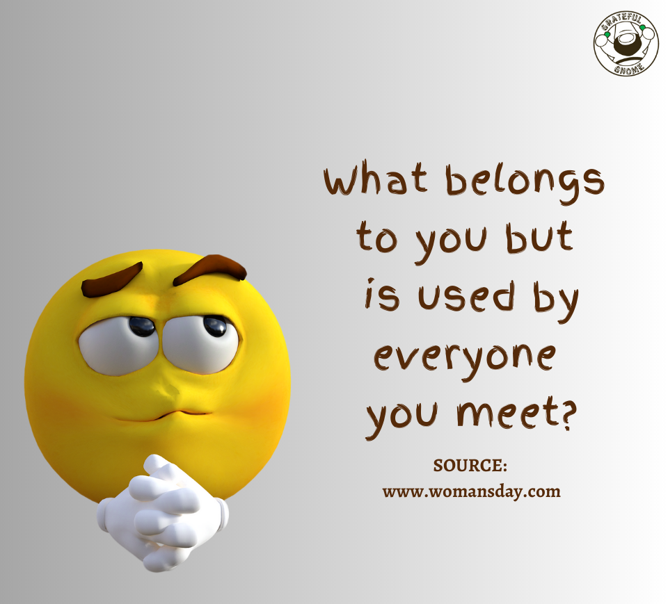 Riddle Time – Grateful Gnome