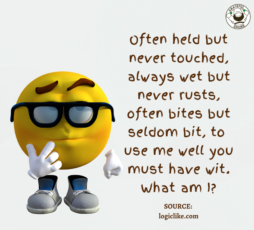 Riddle Time – Grateful Gnome